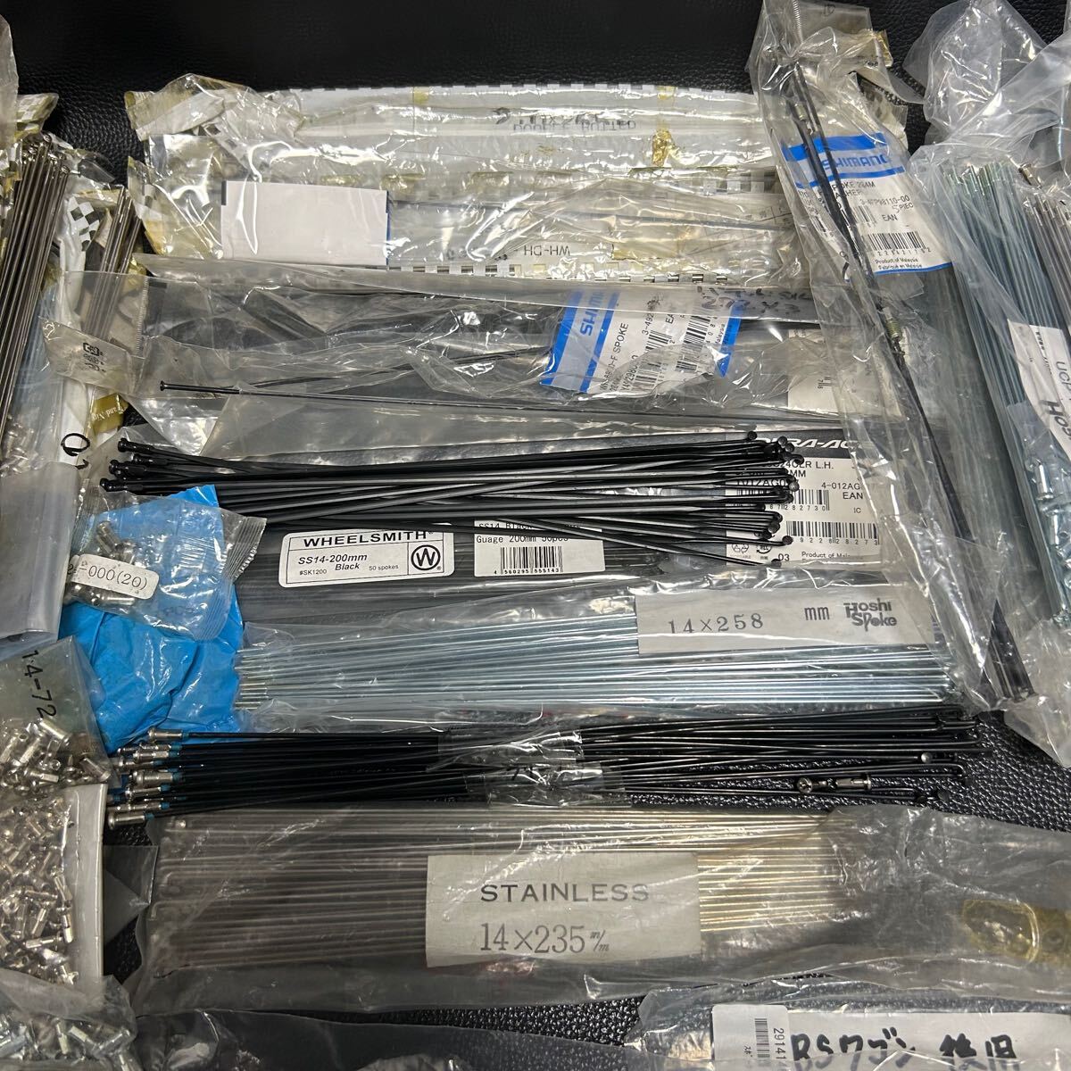 Yahoo!オークション - A699 ジャンク1円スタート 自転車スポークおまと...