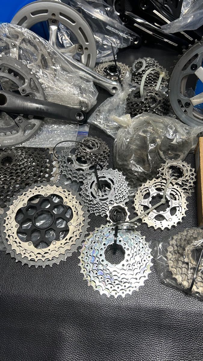 Yahoo!オークション - A711 ジャンク1円スタート 自転車部品おまとめ S...