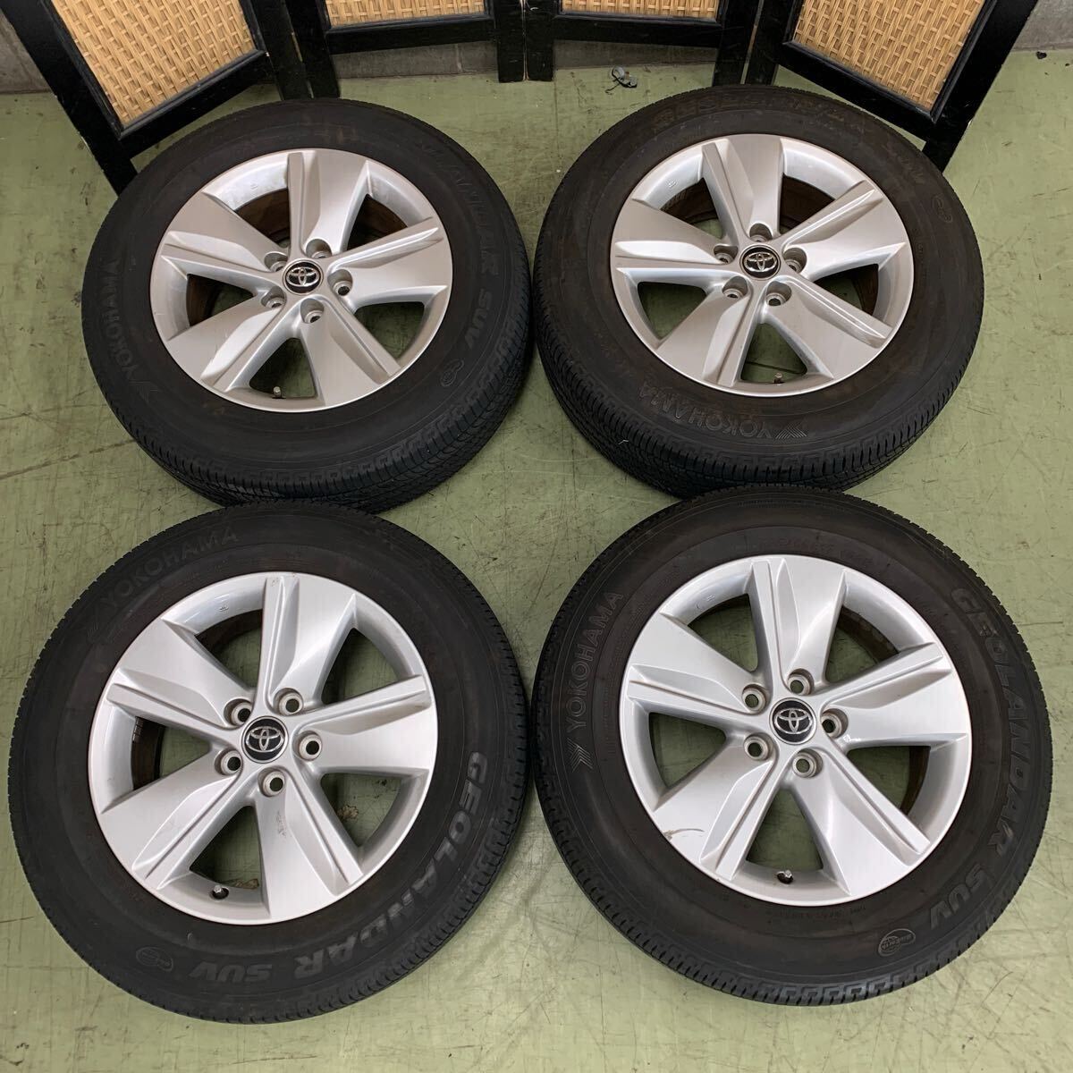 Yahoo!オークション - TOYOTA トヨタ ハリアー60 純正ホイール YOKOHA...