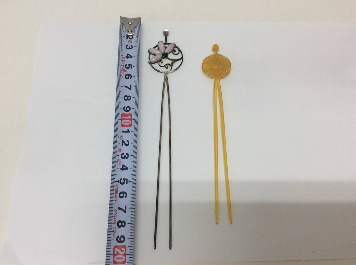 □1879 和装小物 かんざし まとめ 簪 鼈甲 べっ甲 珊瑚 □1879 和装小物 かんざし まとめ 簪 鼈甲 べっ甲 珊瑚