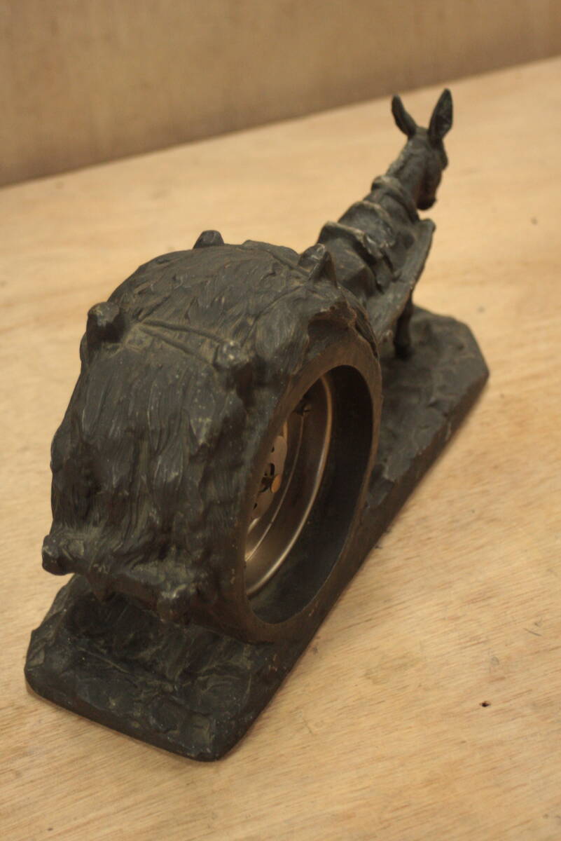 Yahoo!オークション - P73 精工舎 ゼンマイ 巻き時計 8DAY 置き時計 ぜ...