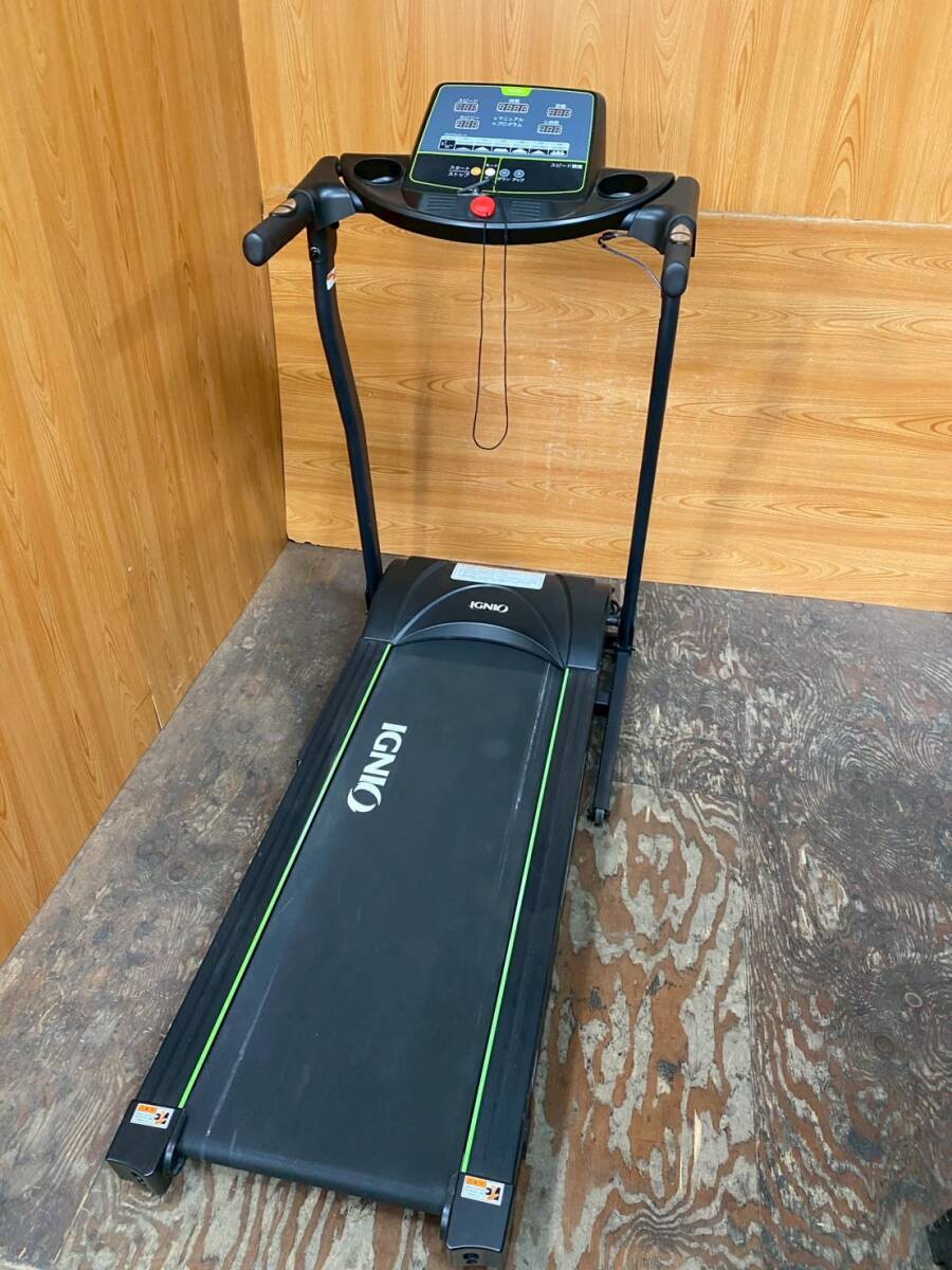 Yahoo!オークション - a-221 IGNIO イグニオ 電動ランニングマシーン ...
