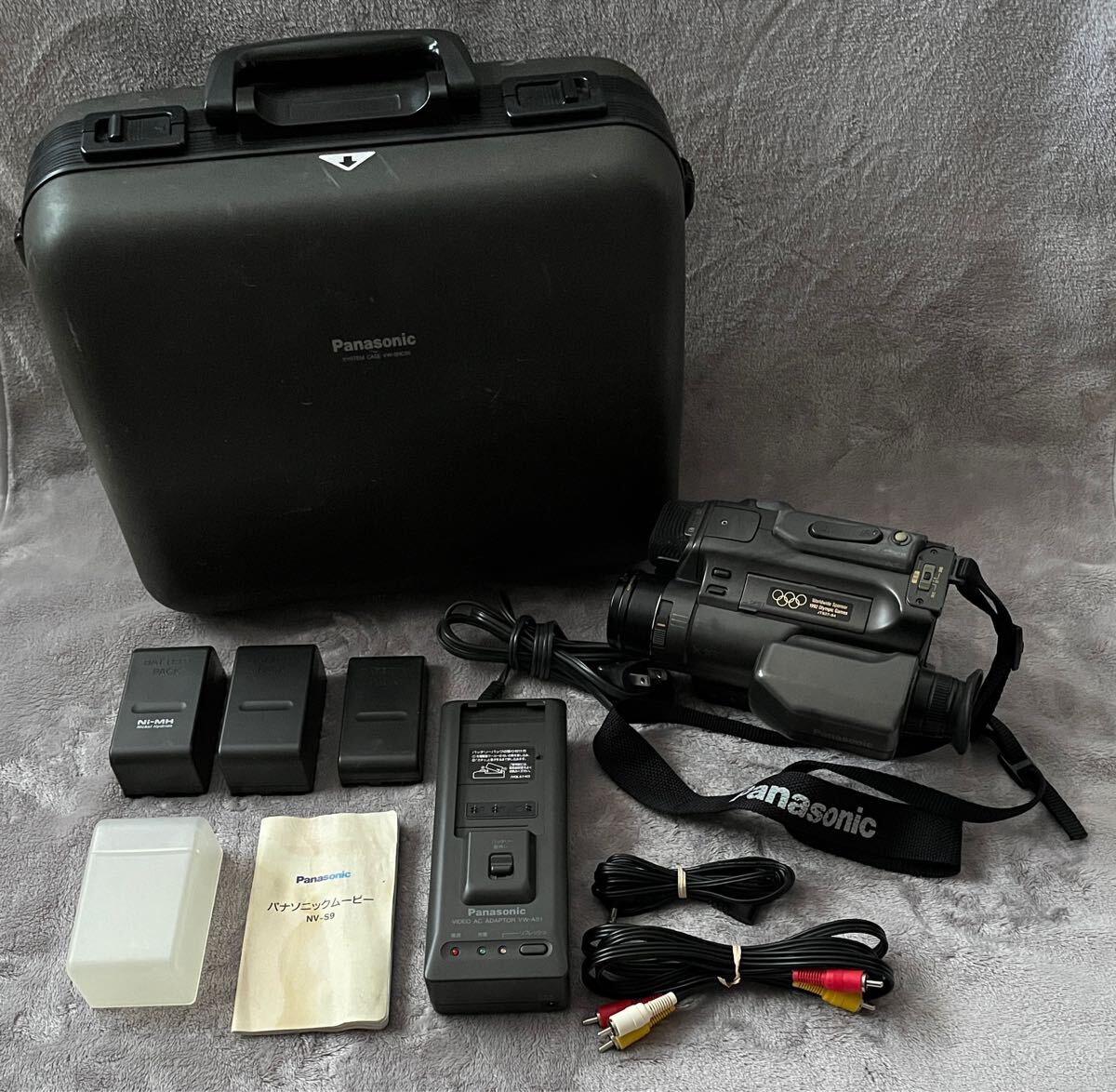 Yahoo!オークション - Panasonic パナソニック S-VHS-C MOVIE CAMERA ...