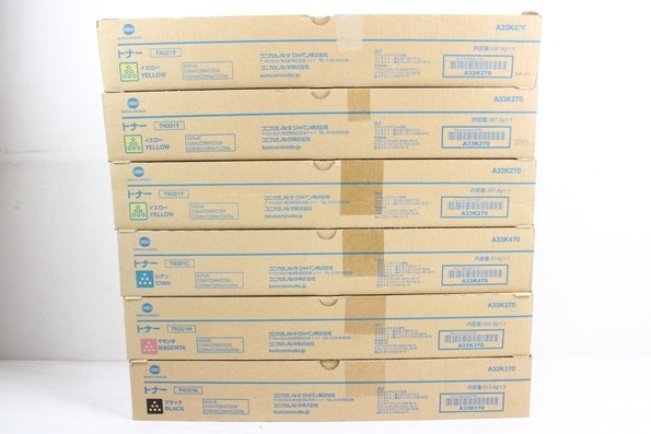 Yahoo!オークション - 未使用 コニカミノルタ 純正 トナー TN321 4色6...