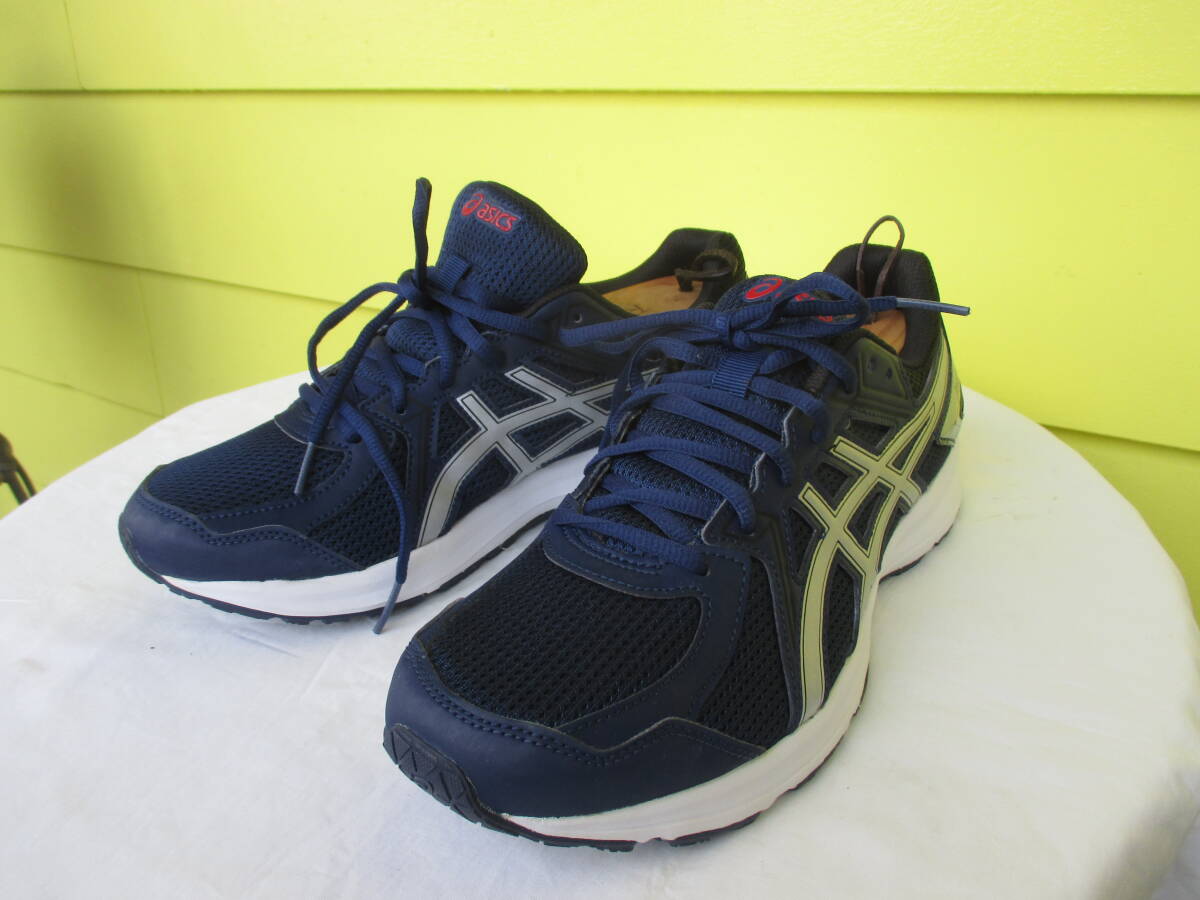 Yahoo!オークション - アシックス ASICS 26.5㎝ ジョグ TJG134 ネイビ...
