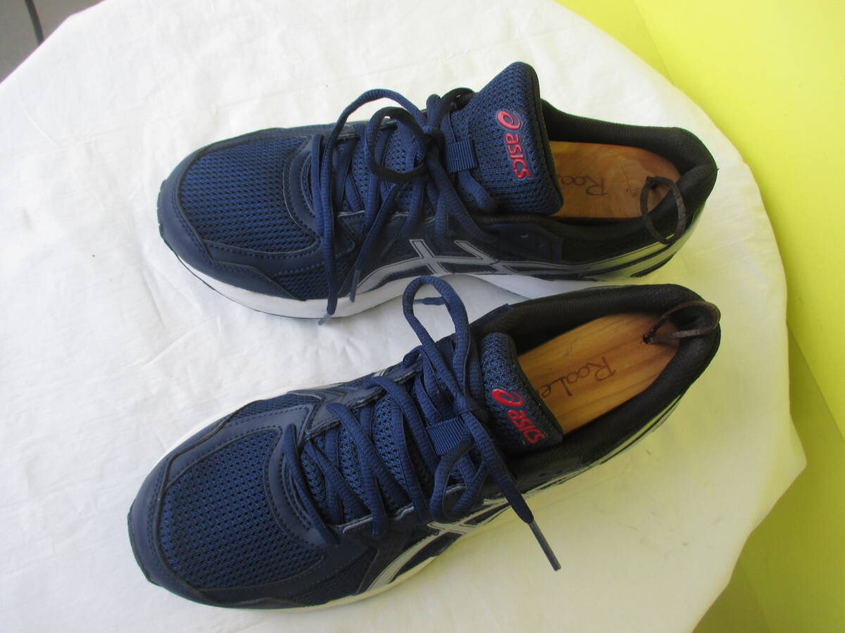 Yahoo!オークション - アシックス ASICS 26.5㎝ ジョグ TJG134 ネイビ...