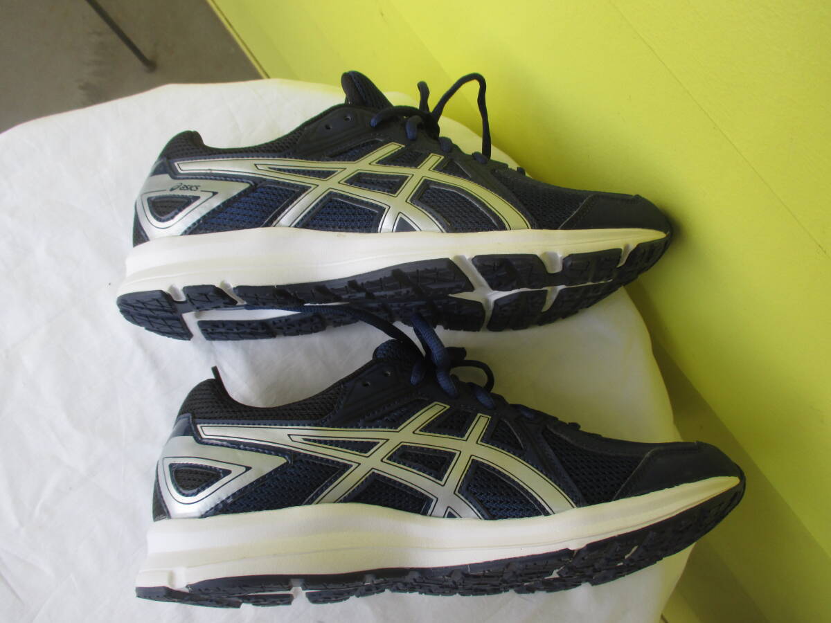 Yahoo!オークション - アシックス ASICS 26.5㎝ ジョグ TJG134 ネイビ...