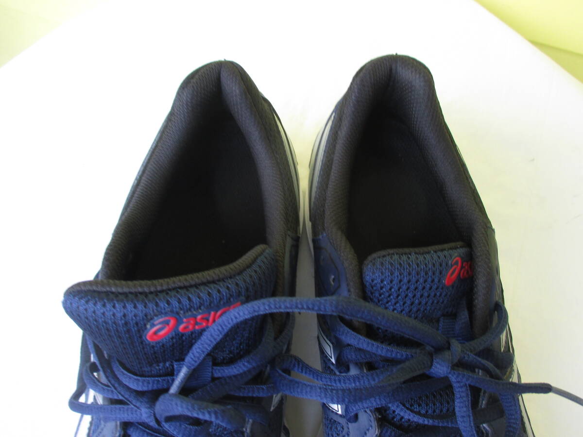 Yahoo!オークション - アシックス ASICS 26.5㎝ ジョグ TJG134 ネイビ...