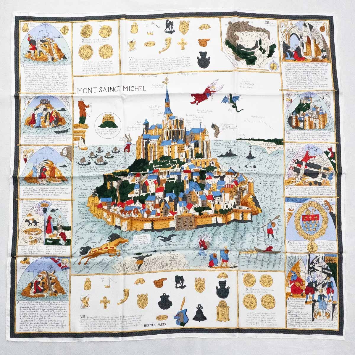 Yahoo!オークション - 【最高級品】 HERMES 【CARRE90/カレ90ES Mont S...