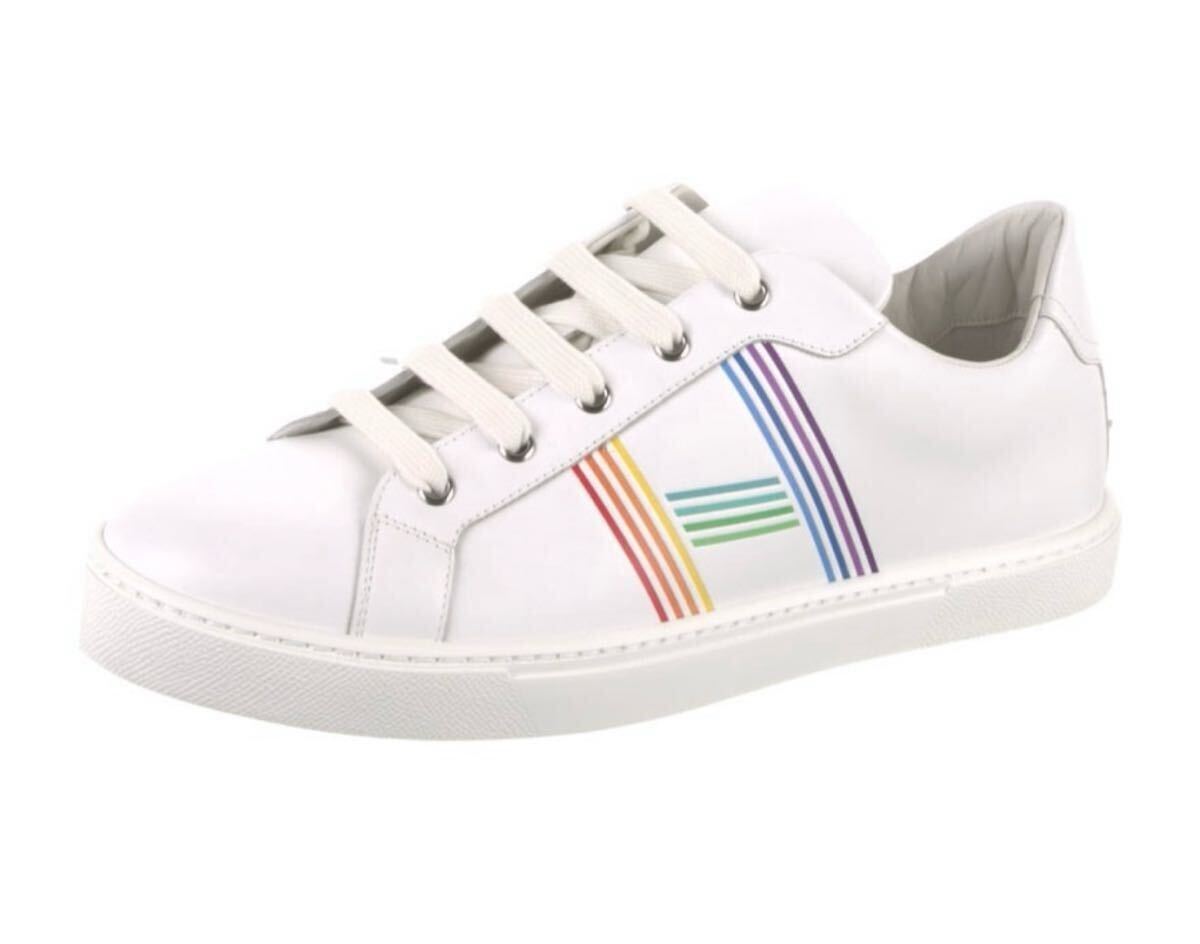 Yahoo!オークション - Herms Avantage Low Top Sneakers 42 エルメス ...