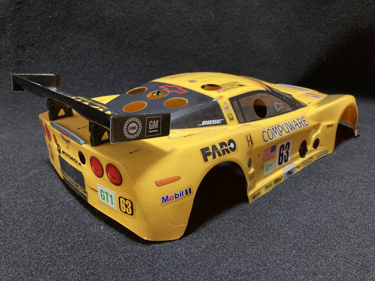 Yahoo!オークション - 京商 1/10 シボレー コルベット C6-R エンジンラ...