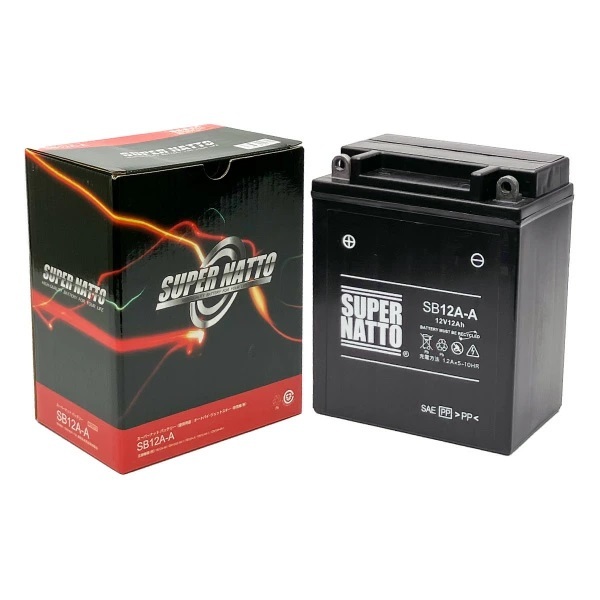 Yahoo!オークション - SB12A-A シールド型 バイクバッテリー YB12A-A対...