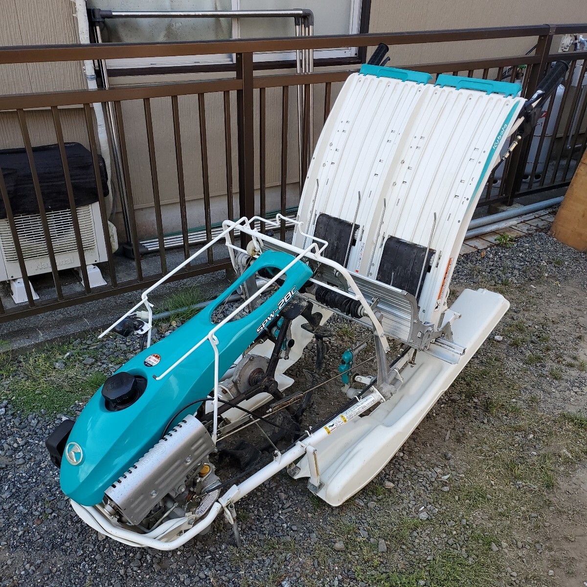 Yahoo!オークション - 愛媛発 中古クボタ田植機 SPW-28C 農機具 歩行用...