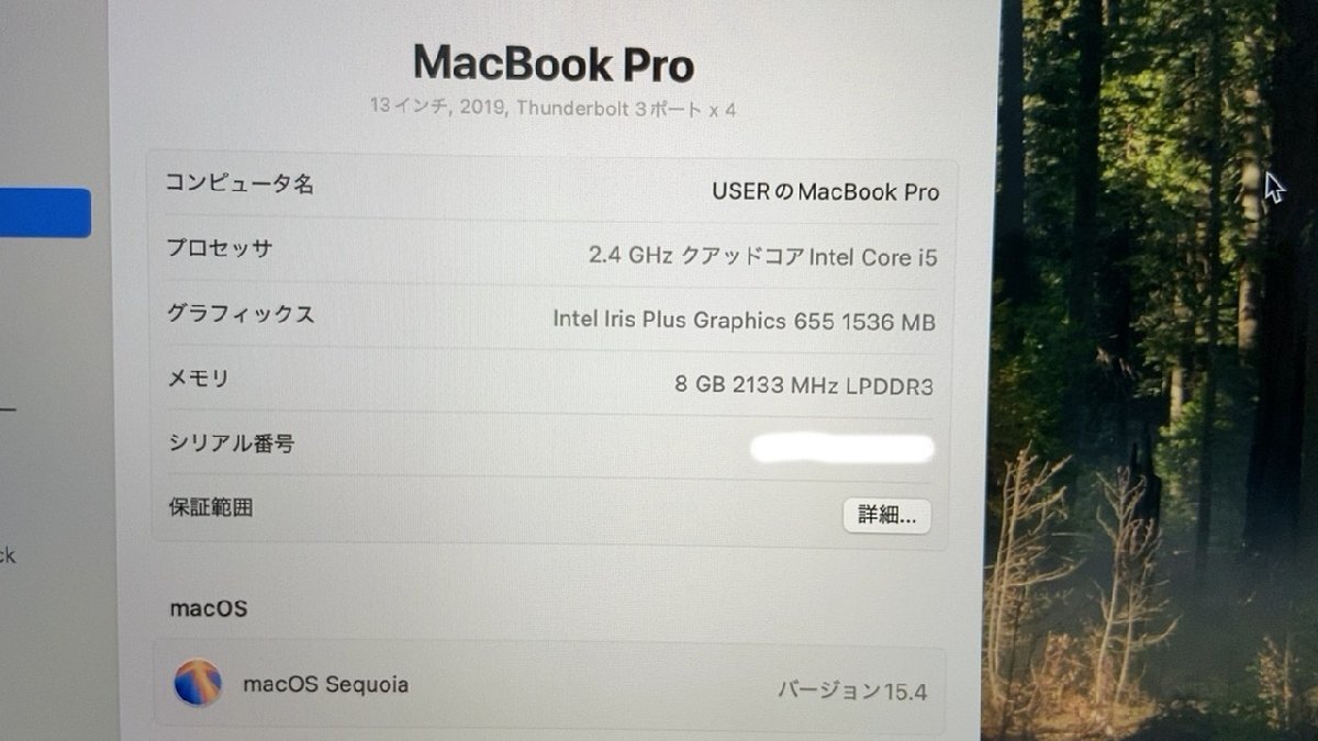 アップル Apple MacBook Pro (13-inch, 2019 Thunderbolt アップル Apple MacBook Pro (13-inch, 2019 Thunderbolt