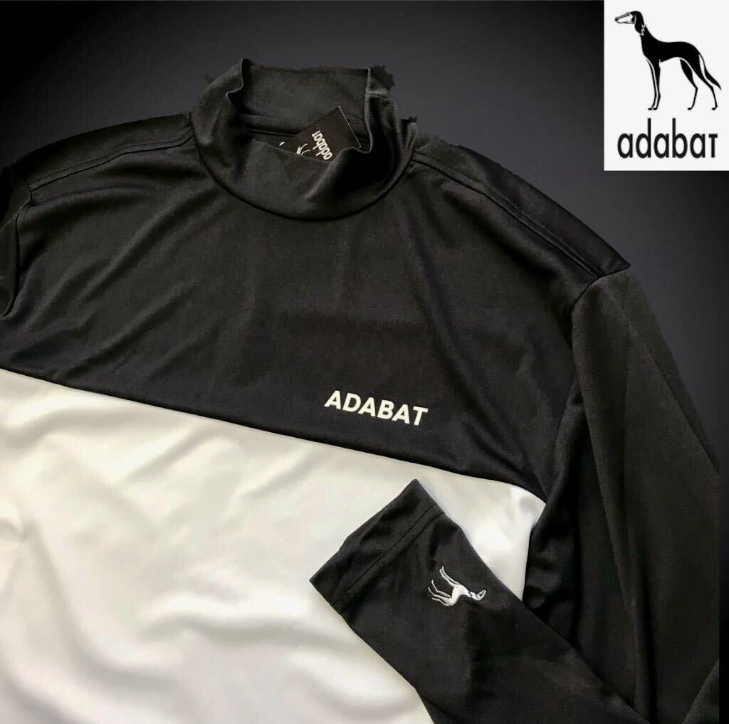 Yahoo!オークション - 新品【メンズLL】 黒 バイカラー adabat アダバ...