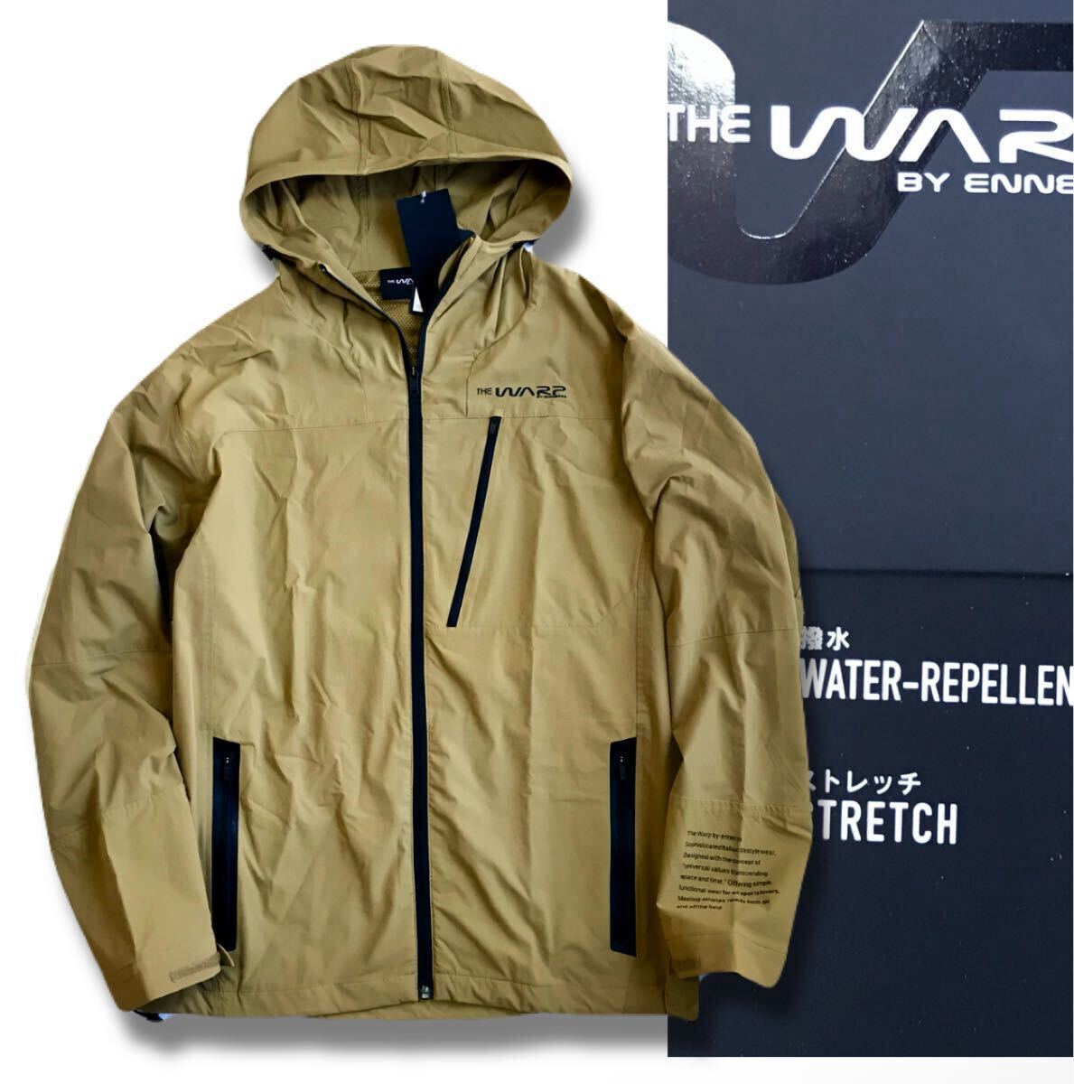 Yahoo!オークション - 055新品【メンズL】ブラウン定価18480円 裏メッ...