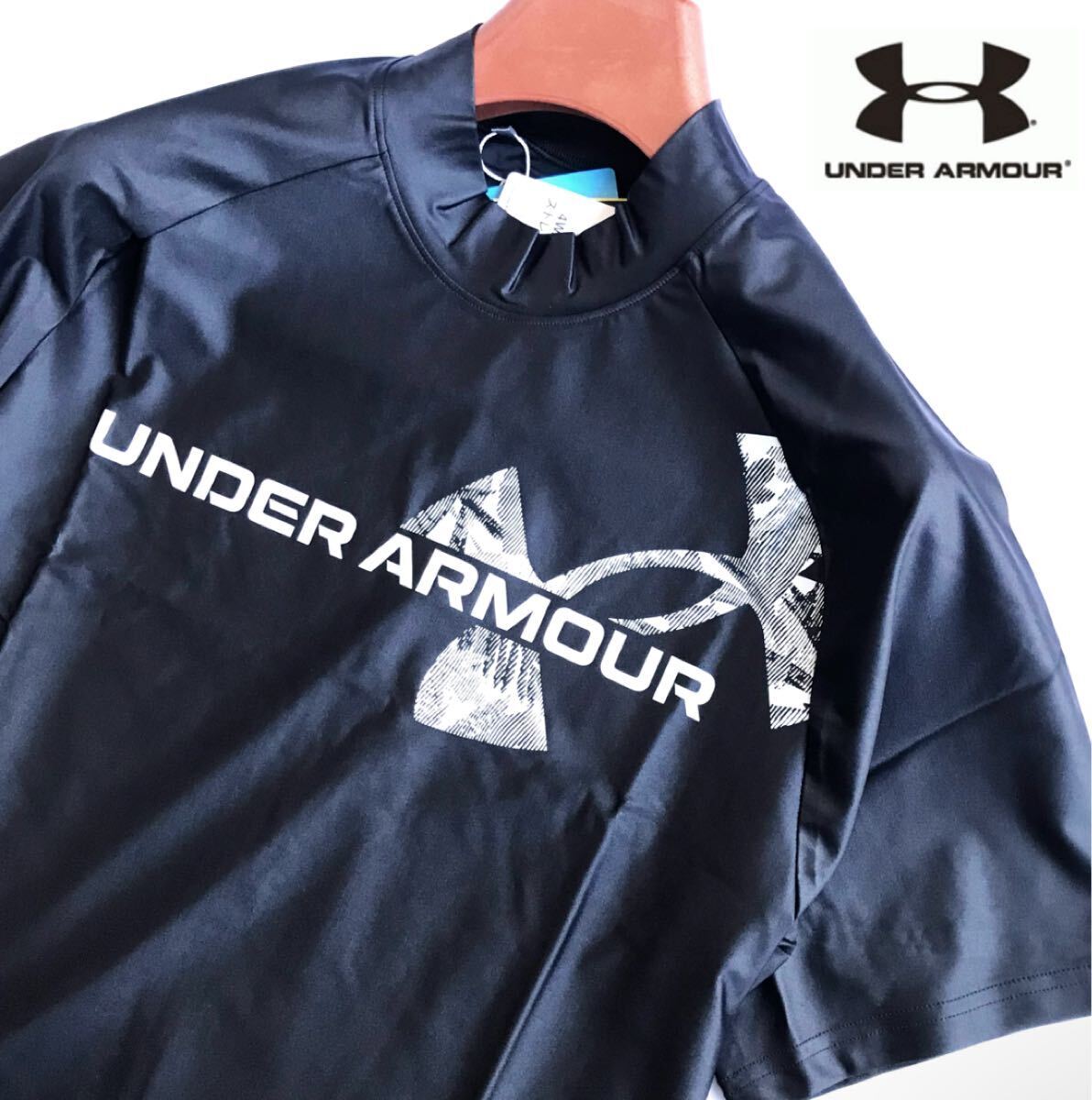 Yahoo!オークション - J106新品【メンズL】黒 アンダーアーマー ゴル...