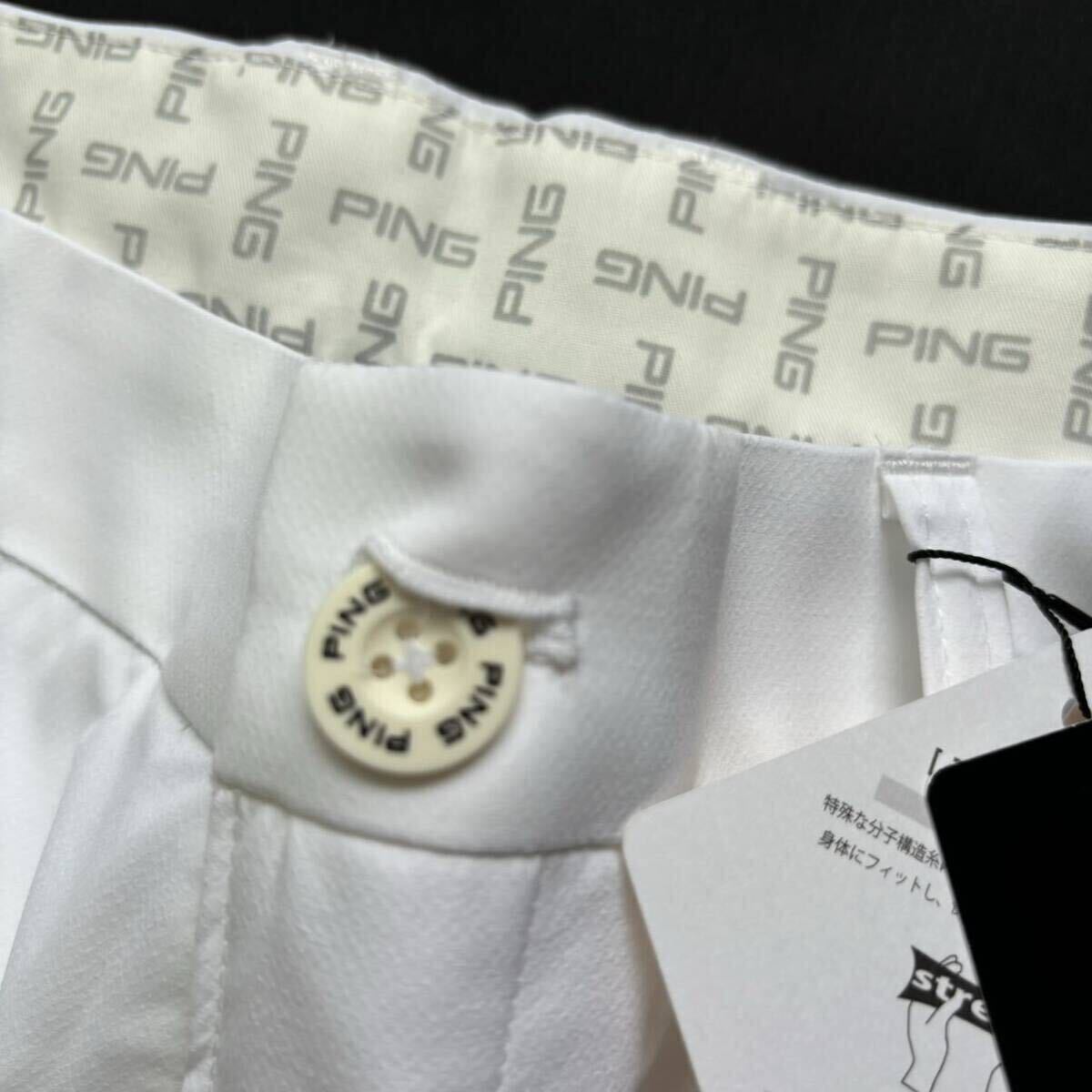 Yahoo!オークション - H818新品【メンズM】白 ピン ゴルフ 【CROSS MO...