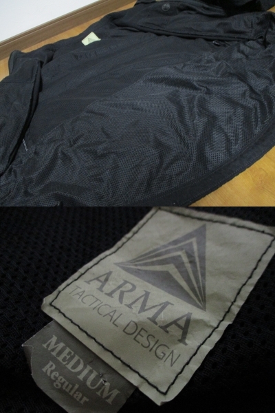 Yahoo!オークション - ARMA TRACTICAL DESIGN コットンシェル タクティ...