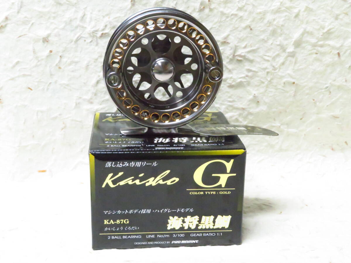 Yahoo!オークション - 特価 プロマリン 海将黒鯛 ゴールド KA-87G 左...