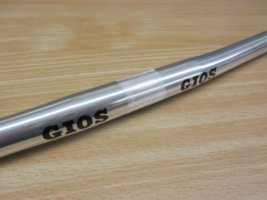 Yahoo!オークション - GIOS純正 アルミフラットバー ポリッシュシルバ...