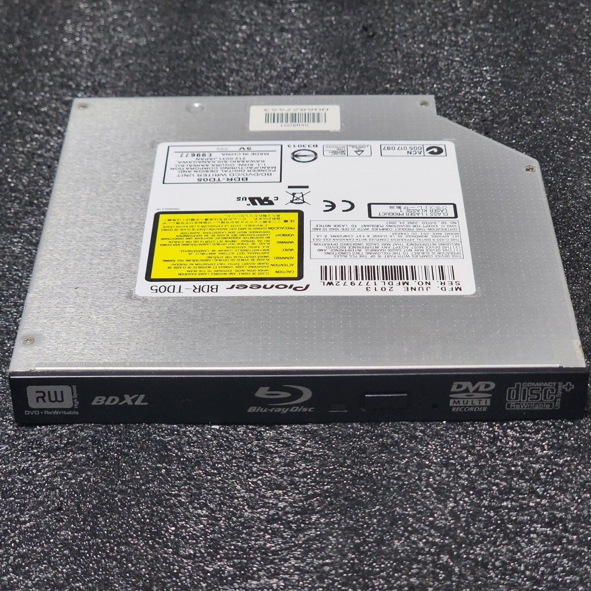 Yahoo!オークション - PIONEER BDR-TD05 BD-XL スリム型ブルーレイディ...