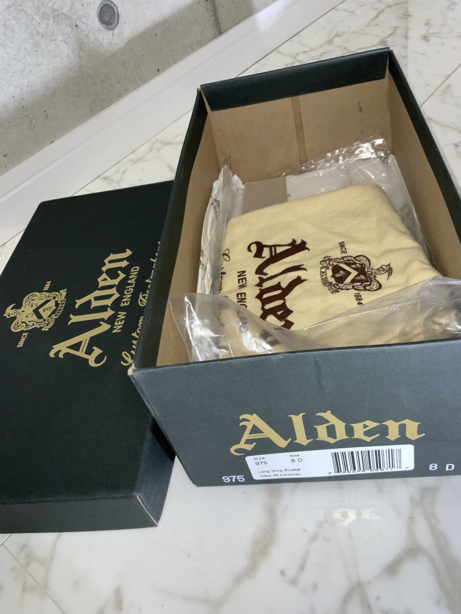 Yahoo!オークション - ALDEN オールデン 975 バーガンディ コードバン ...