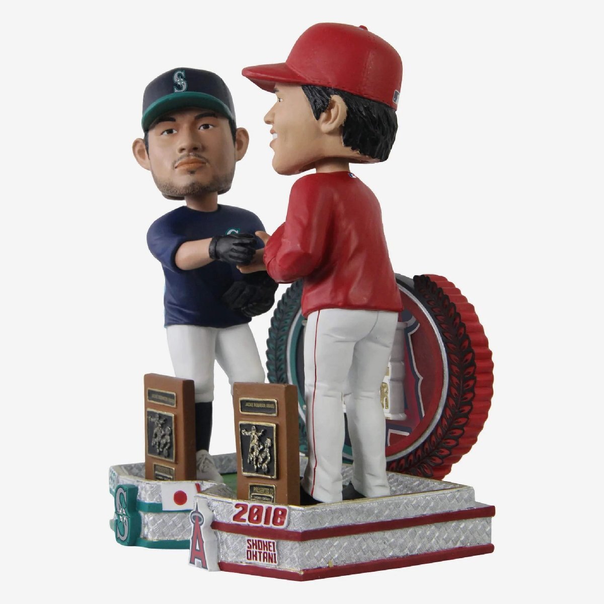 MS】大谷翔平+イチロー 新人賞 受賞記念 ダブル・ボブルヘッド MS】大谷翔平+イチロー 新人賞 受賞記念 ダブル・ボブルヘッド
