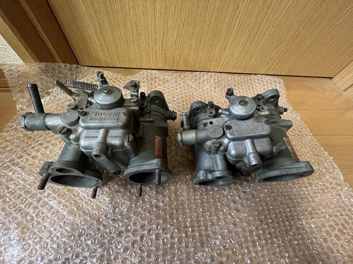 Yahoo!オークション - ミクニ SOLEX ソレックス 44パイ 2型 2基 中古 ...