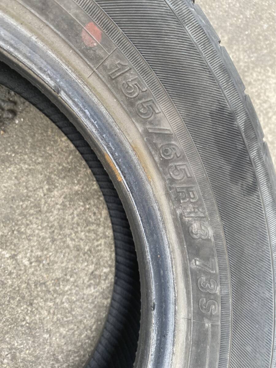 Yahoo!オークション - T418-2 ヨコハマ ECOS ES31 155/65R13 73S 2021...