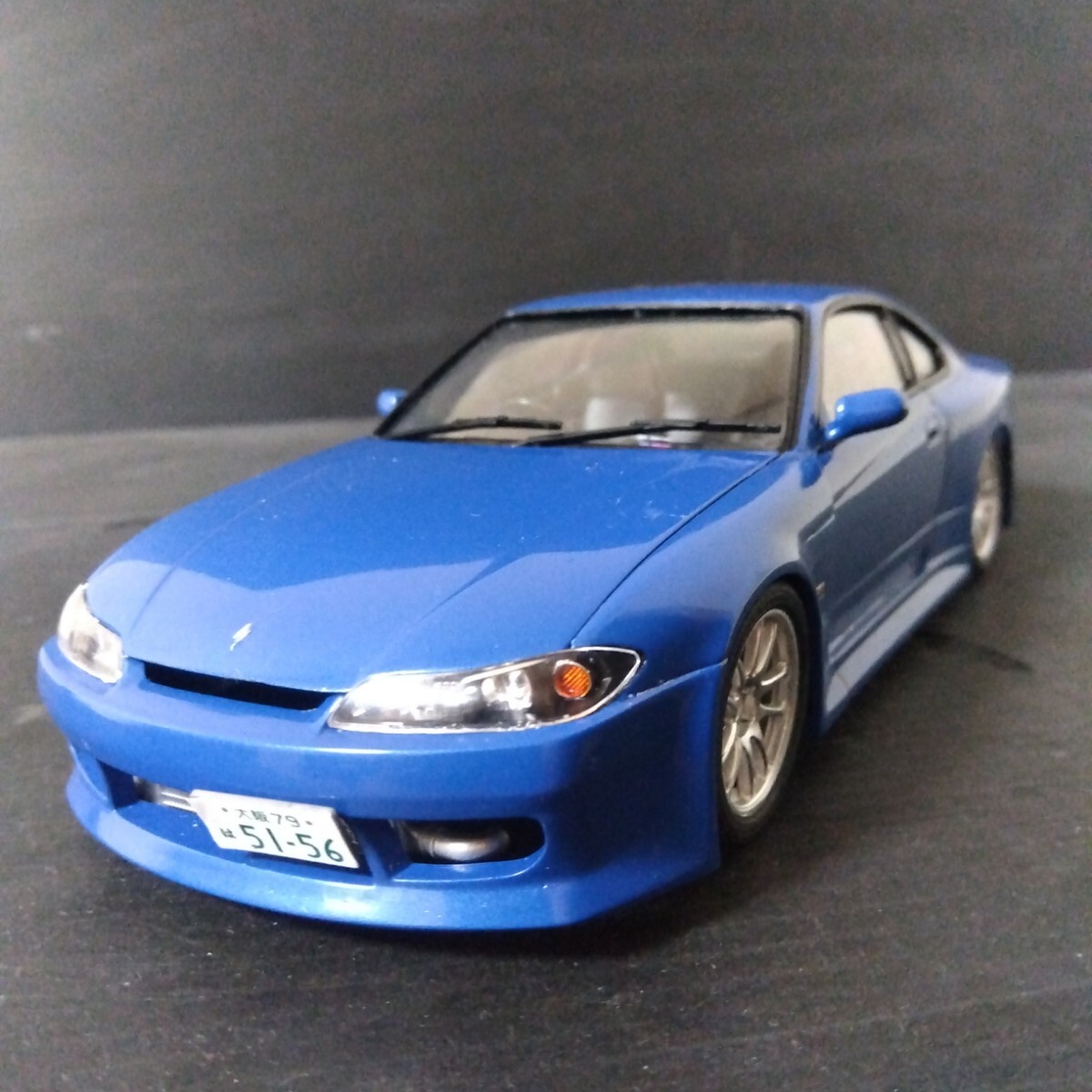 Yahoo!オークション - アオシマ 1/24 S15 シルビアGT−R 完成品 シャコ...