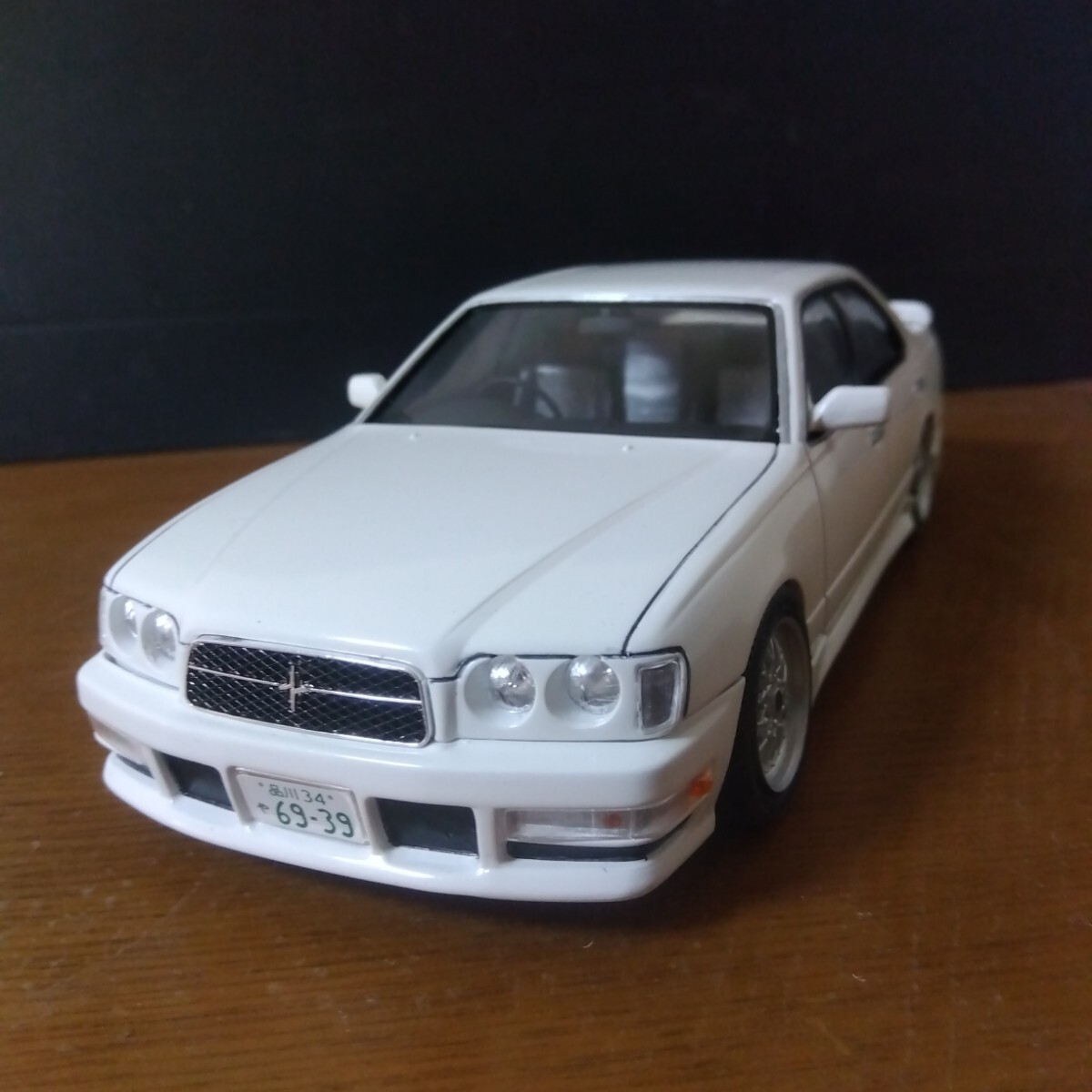 Yahoo!オークション - アオシマ 1/24 Y33セドリックグランツー 完成品 ...