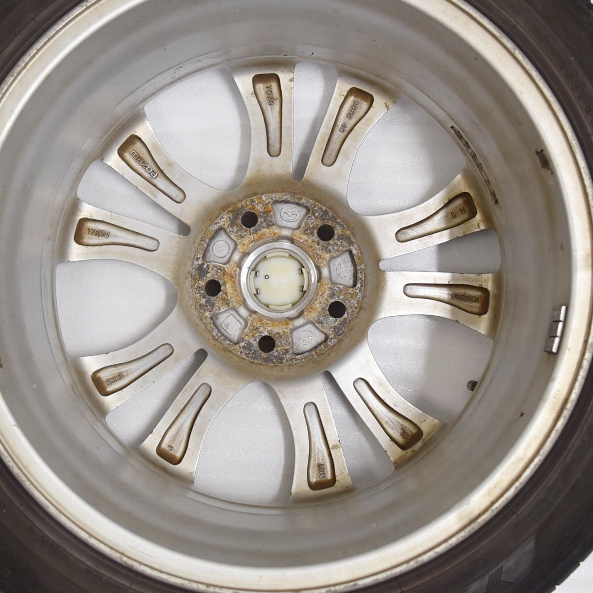 Yahoo!オークション - 5穴 PCD114.3 17インチ 7.0J +52.5 ハブ径67mm ...