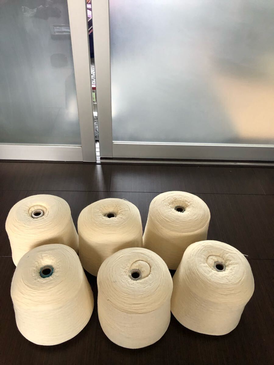 Yahoo!オークション - 貴重 高級糸 番手不明・ウール混率不明【B269 紡...