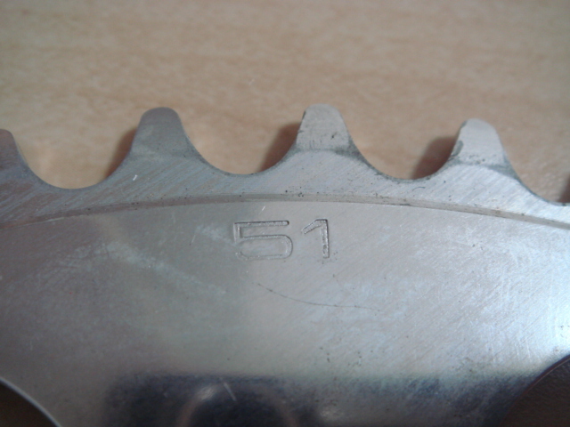 Yahoo!オークション - 51T シマノ デュラエース ピスト チェーンリング...