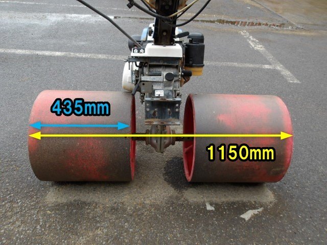 Yahoo!オークション - 千葉 イセキ 管理機 KK80-F6 鎮圧 ローター 作業...