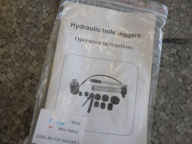 Yahoo!オークション - 岡山 油圧パンチセット HHK-8D 未使用 鉄板 加工...