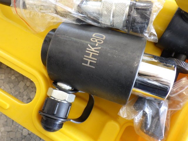 Yahoo!オークション - 岡山 油圧パンチセット HHK-8D 未使用 鉄板 加工...