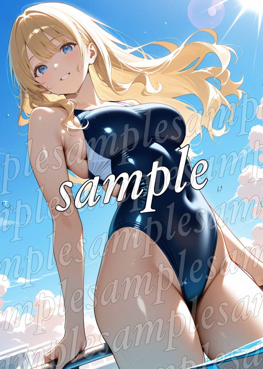 Yahoo!オークション - pk32 一点物 A4 ポスター 水着 スポーツ系 スポ...