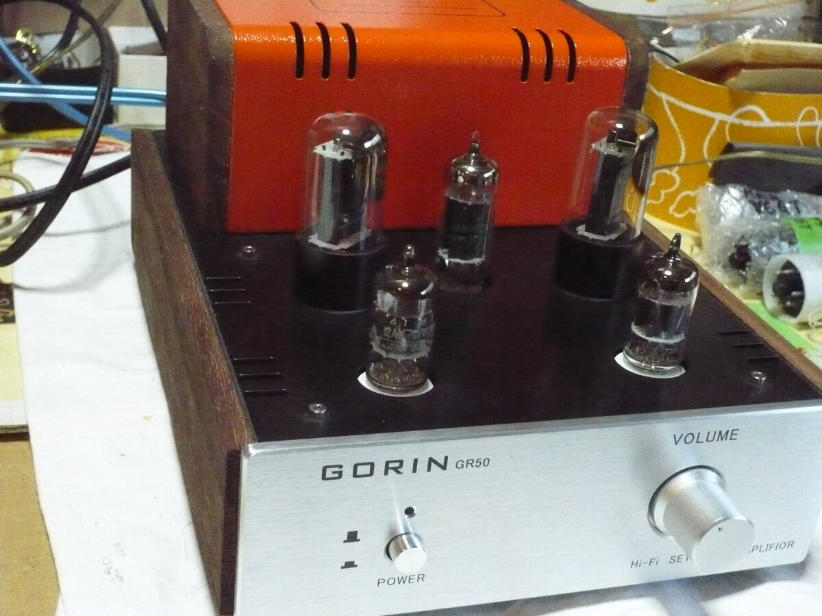Yahoo!オークション - GORIN GR-50改 6Y6GTシングルアンプ動作品です...