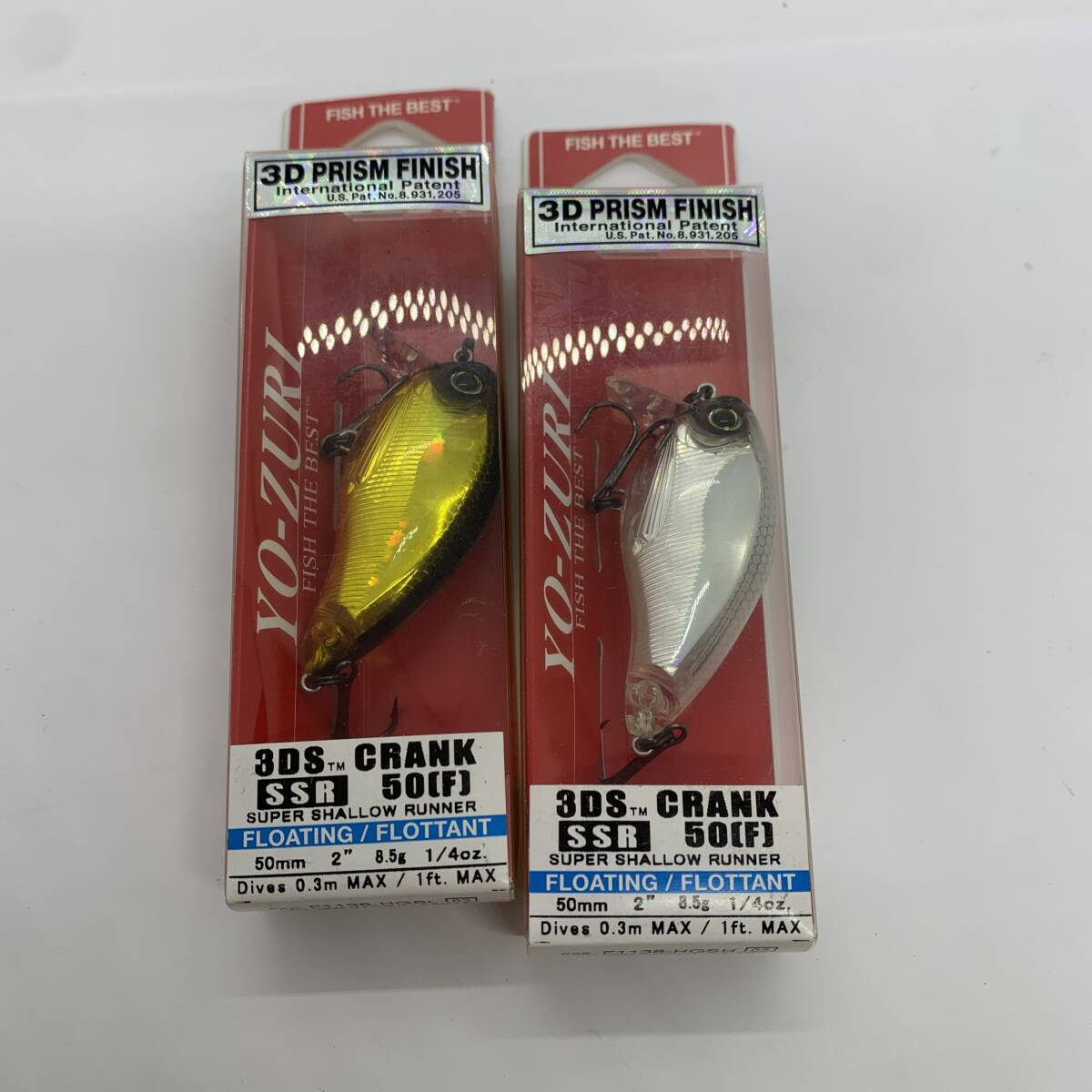 Yahoo!オークション - I-93319 ヨーズリ 3D クランク SSR 50F 2個セッ...