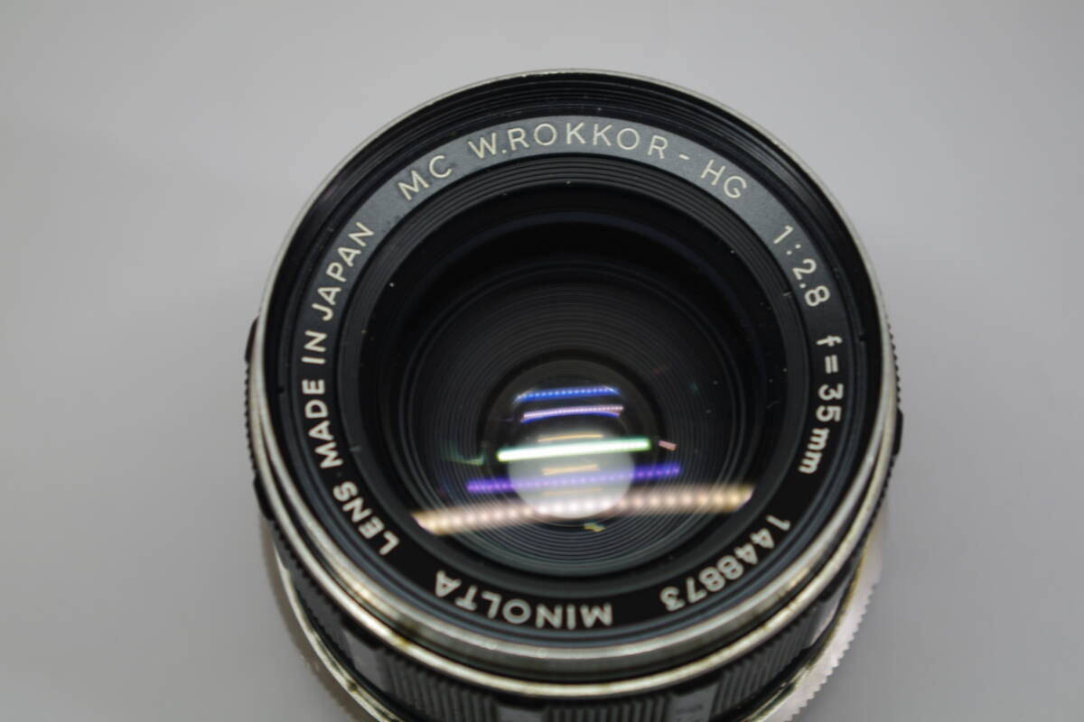 Yahoo!オークション - MINOLTA MC W.ROKKOR-HG 35mm f2.8 レンズ JHC17