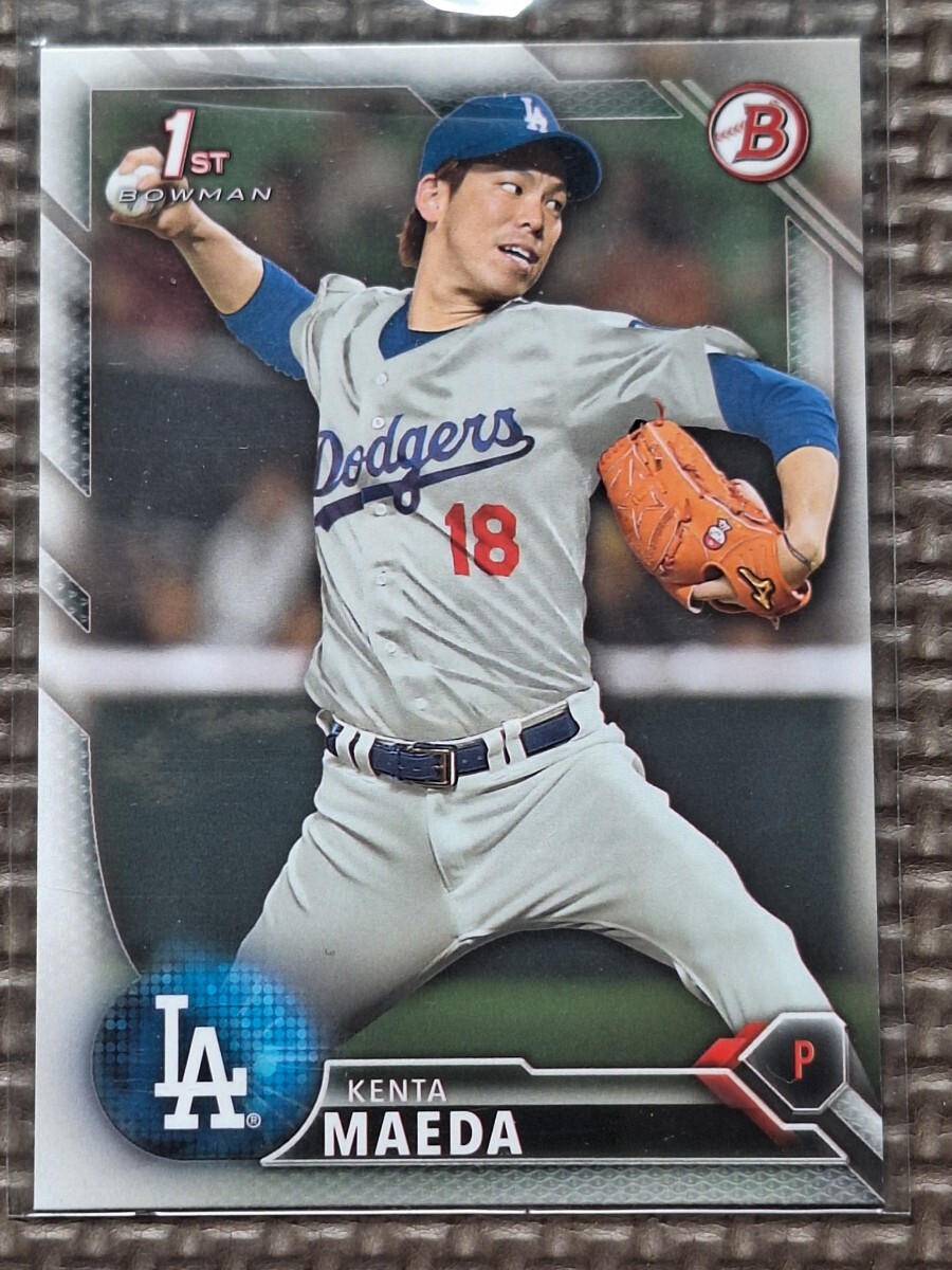 Yahoo!オークション - 2016 Bowman Prospect #BP142 KENTA MAEDA RC 1s...