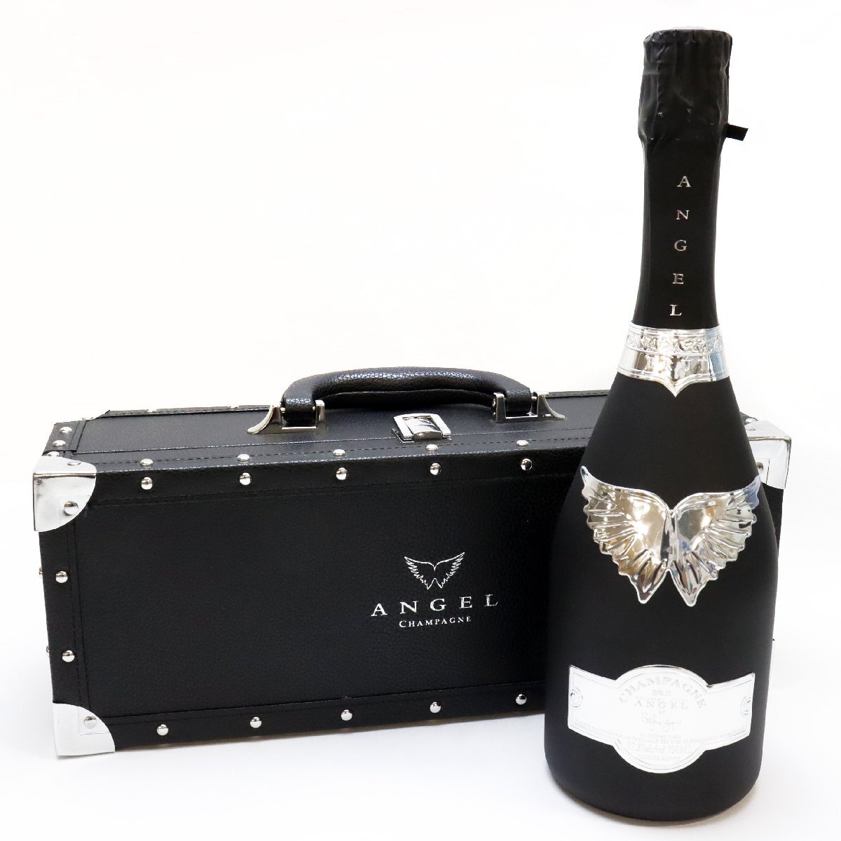 エンジェル ブリュット ブラック 黒 12.5% 750ml ケース付き シャンパン ANGEL/NV/BRUT/BLACK/CHAMPAGNE おたからや x-AL04738(シャンパーニュ ...