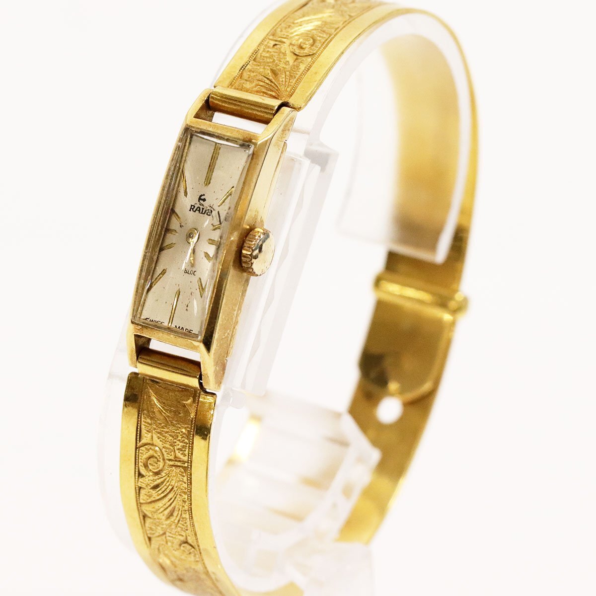 ジャンク時計☆RADO ラドー(ケースのみ)750/18K ベルトバングル ジャンク時計☆RADO ラドー(ケースのみ)750/18K ベルトバングル
