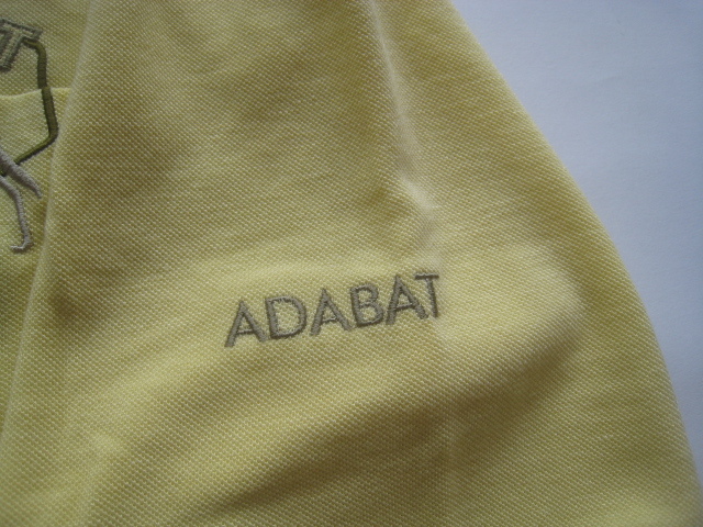 Yahoo!オークション - 美品日本製 アダバット adabat ロゴ・イヌ刺繍 ...