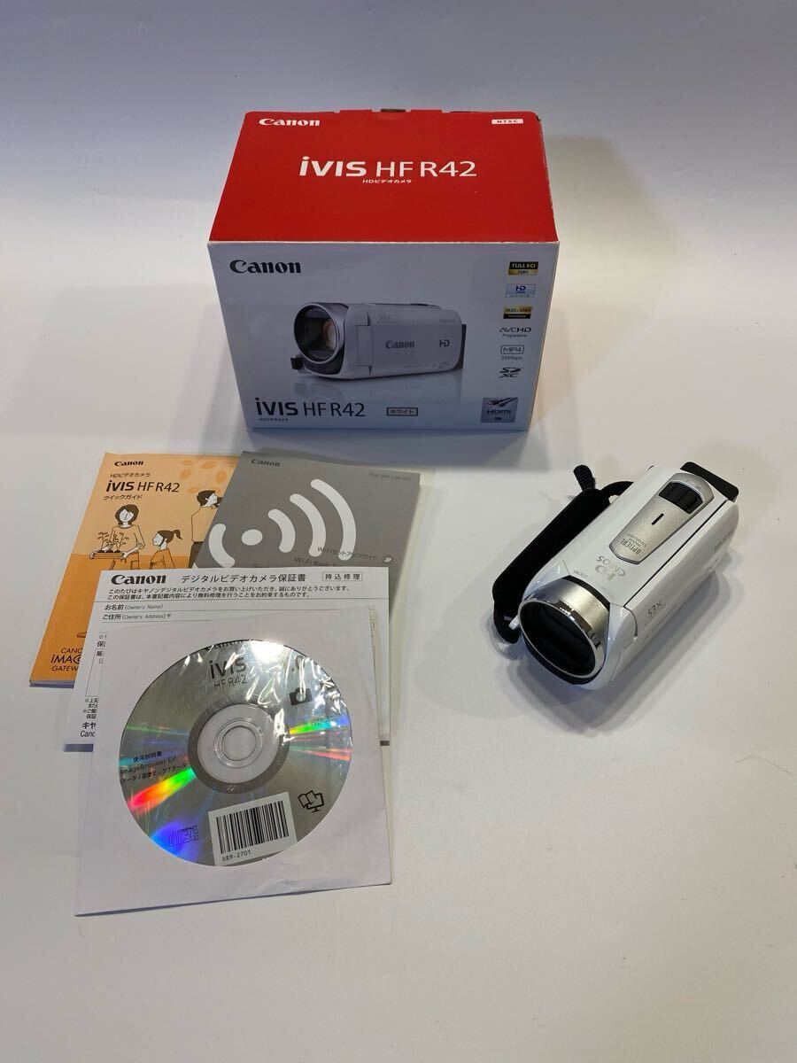 Yahoo!オークション - 【稼動品】 Canon キャノン iVIS HF R42 HDビデ...