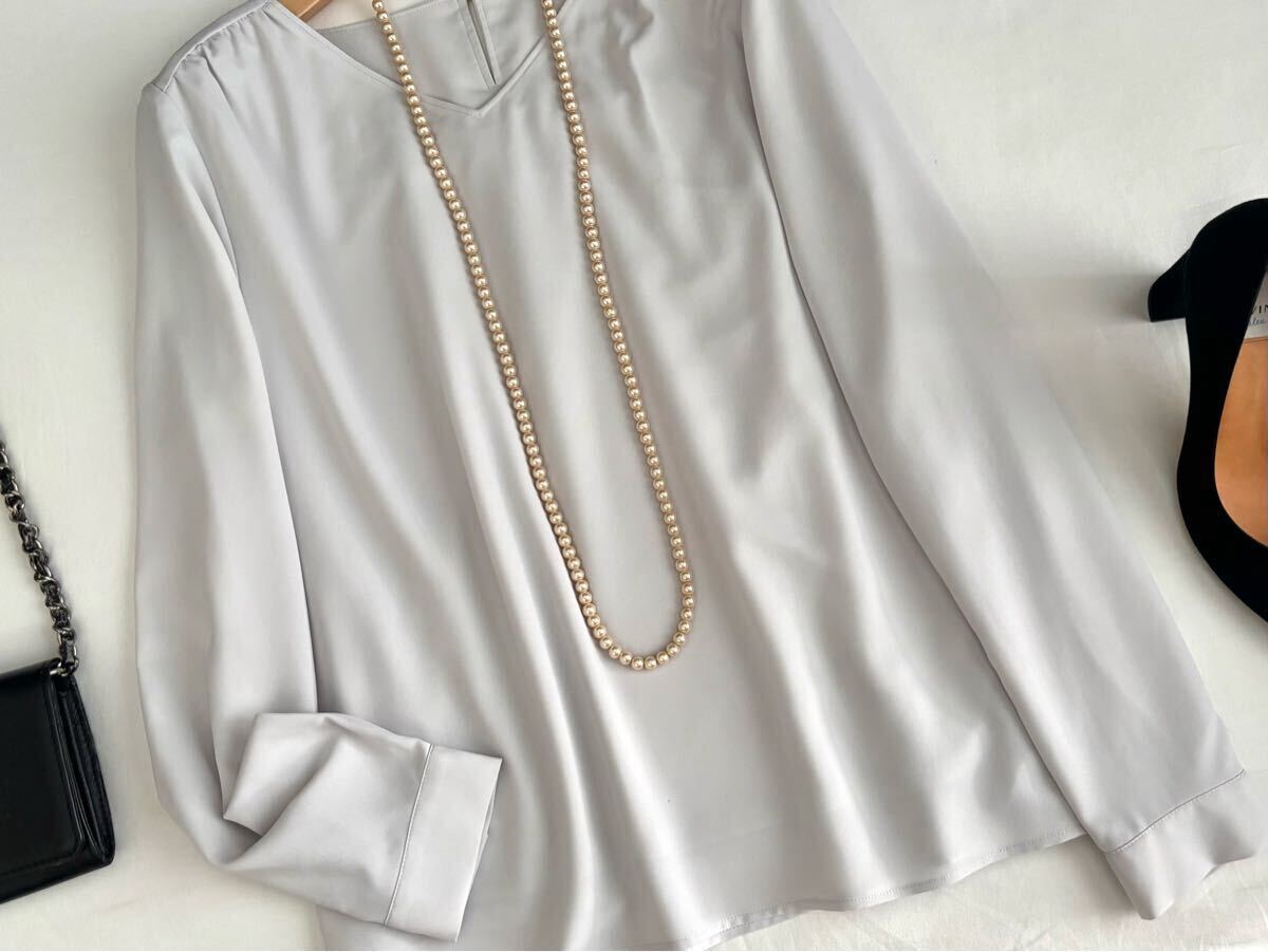 Yahoo!オークション - プラステ PLST Lサイズ Vネック ブラウス セ...