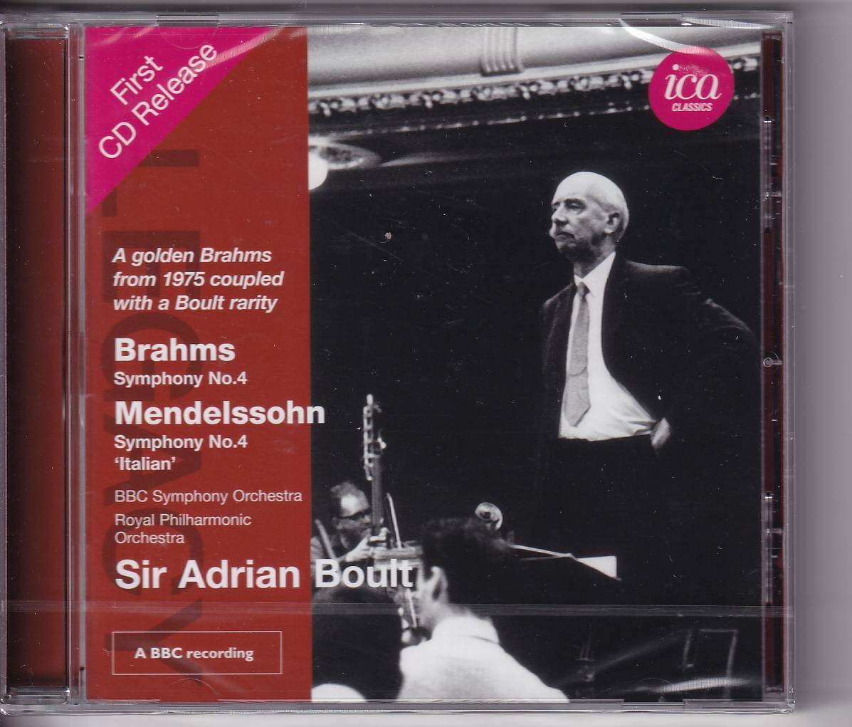 ボールト/BBC響 1975.8.8 ブラームス:交響曲第4番 ica Classics(交響曲)｜売買されたオークション情報、yahooの商品情報をアーカイブ公開 - オークファン ...