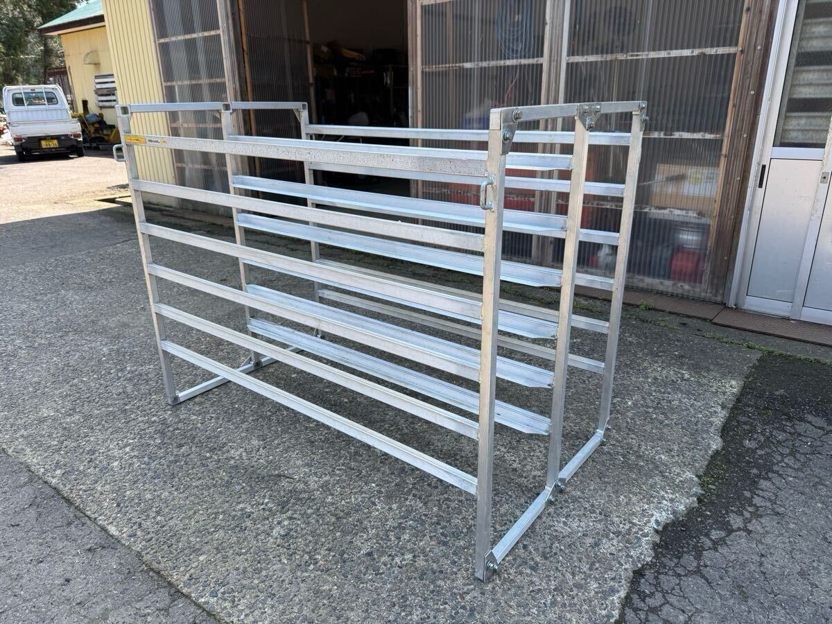 Yahoo!オークション - アルミ苗コンテナ KSL-60 アルミ苗棚 組み立て式...